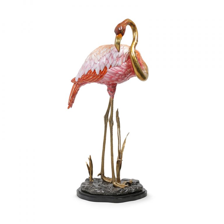 Flamingo Figurine, Small - Luxury Bird Sculputures - Circus 25
