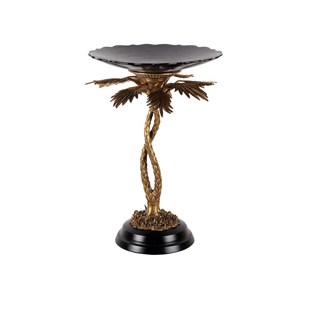 Palm Tree Plate Stand - Circus 25 - Luxury Tropical Servewares
