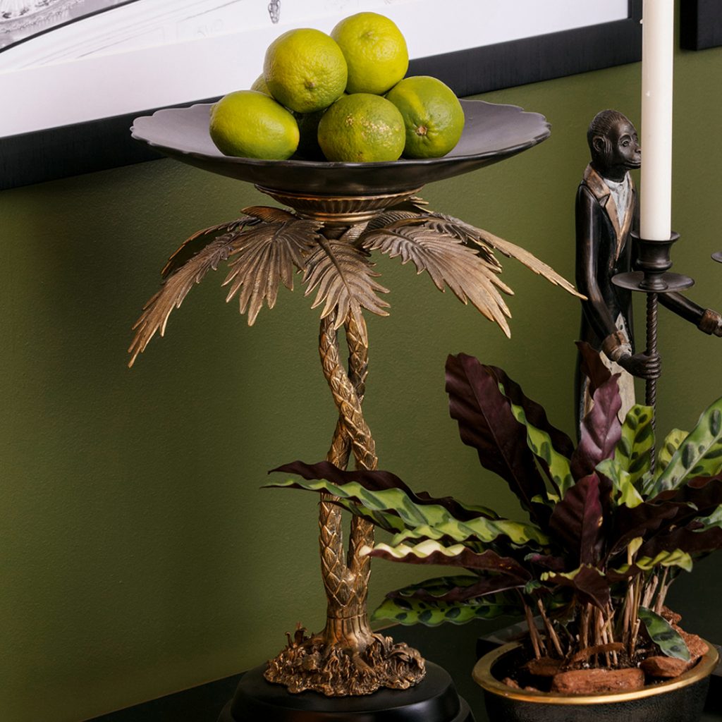 Palm Tree Plate Stand - Circus 25 - Luxury Tropical Servewares