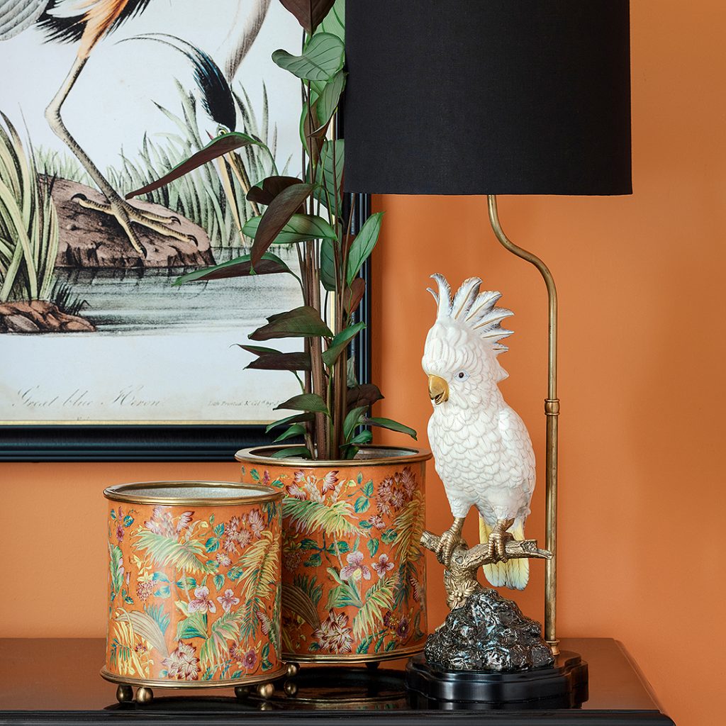 Cockatoo Lamp, White - Luxurious & Quirky Home Decor - Circus 25