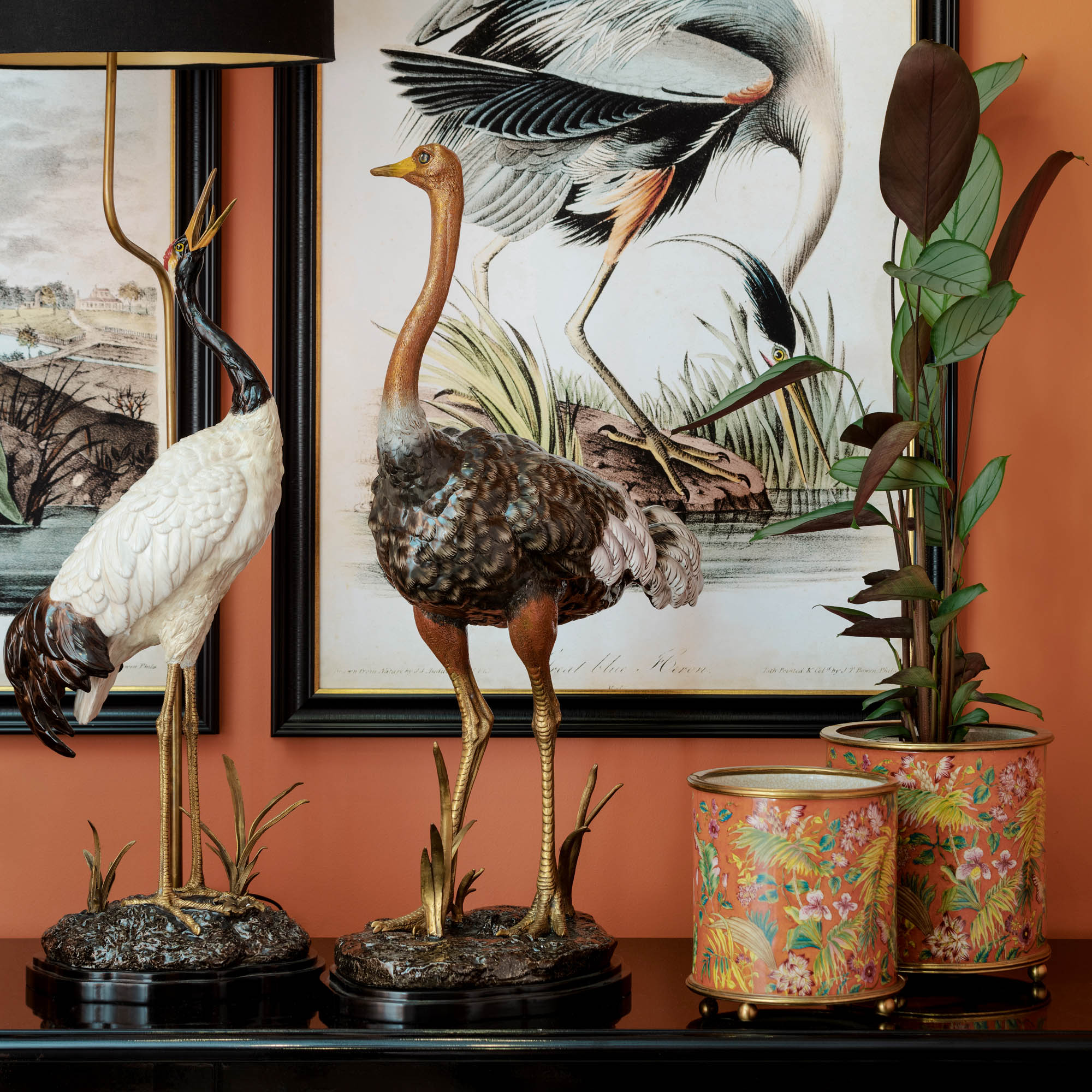 gift antique vintage ostrich figurine Very rare Soviet bird figurine ...